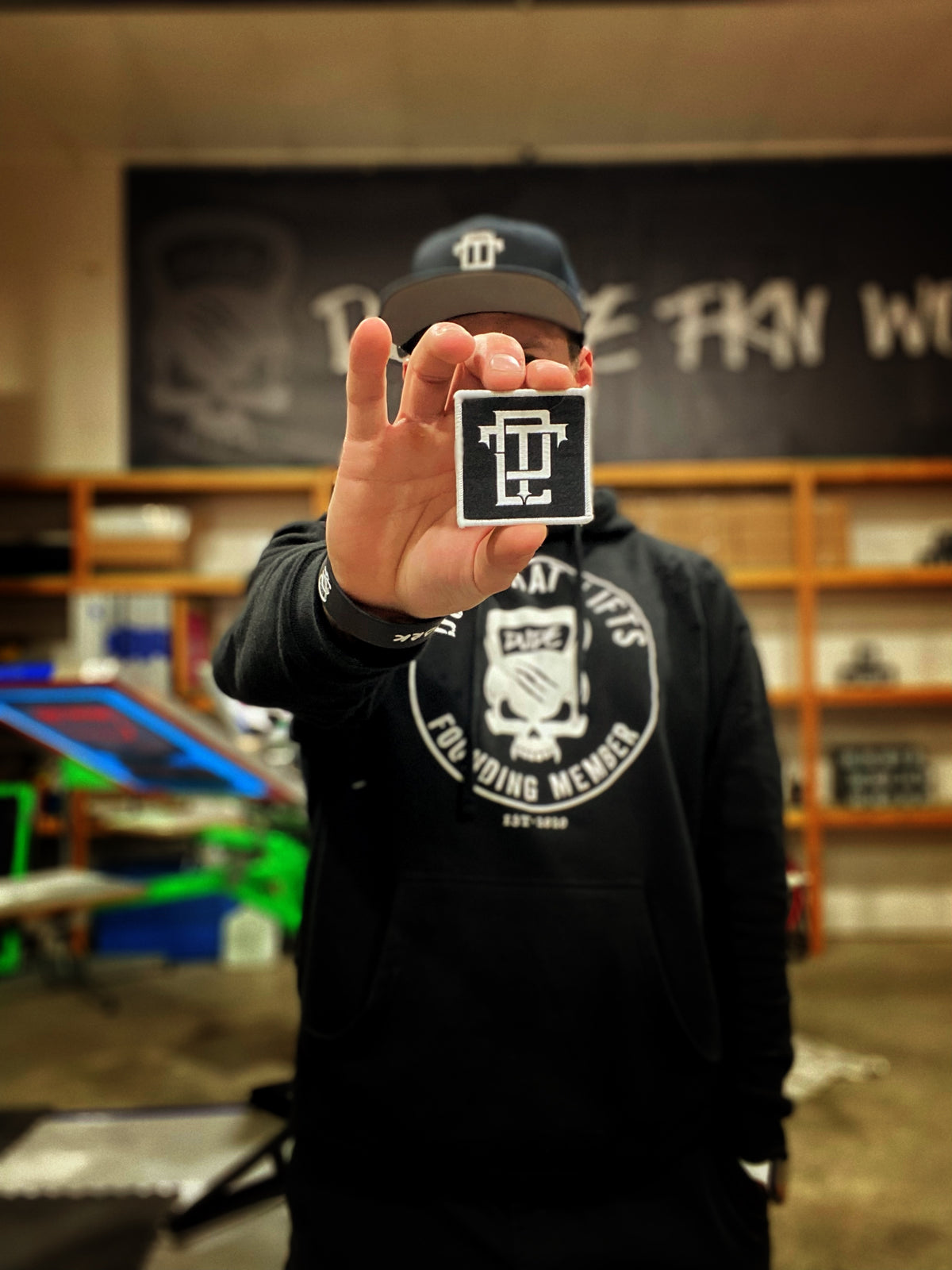 Dude That Lifts Alias Woven Patch